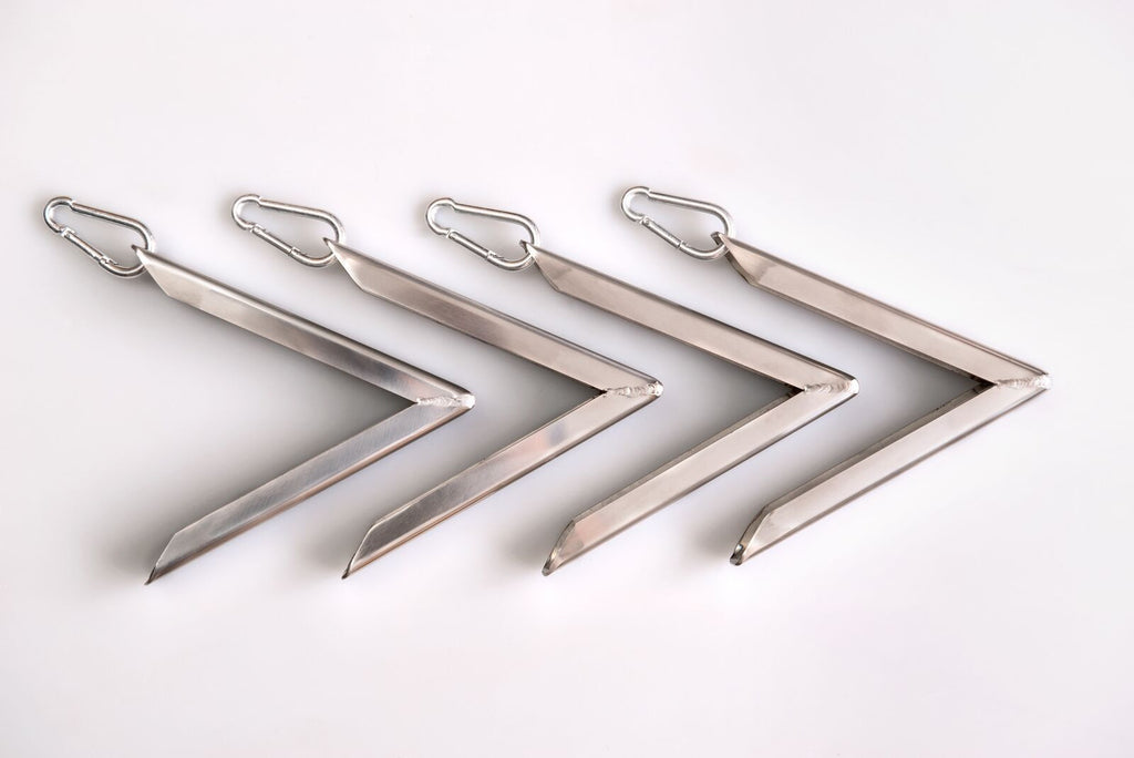 Delta ® stainless steel tent pegs - Pack of 4 – Delta Ground Anchors